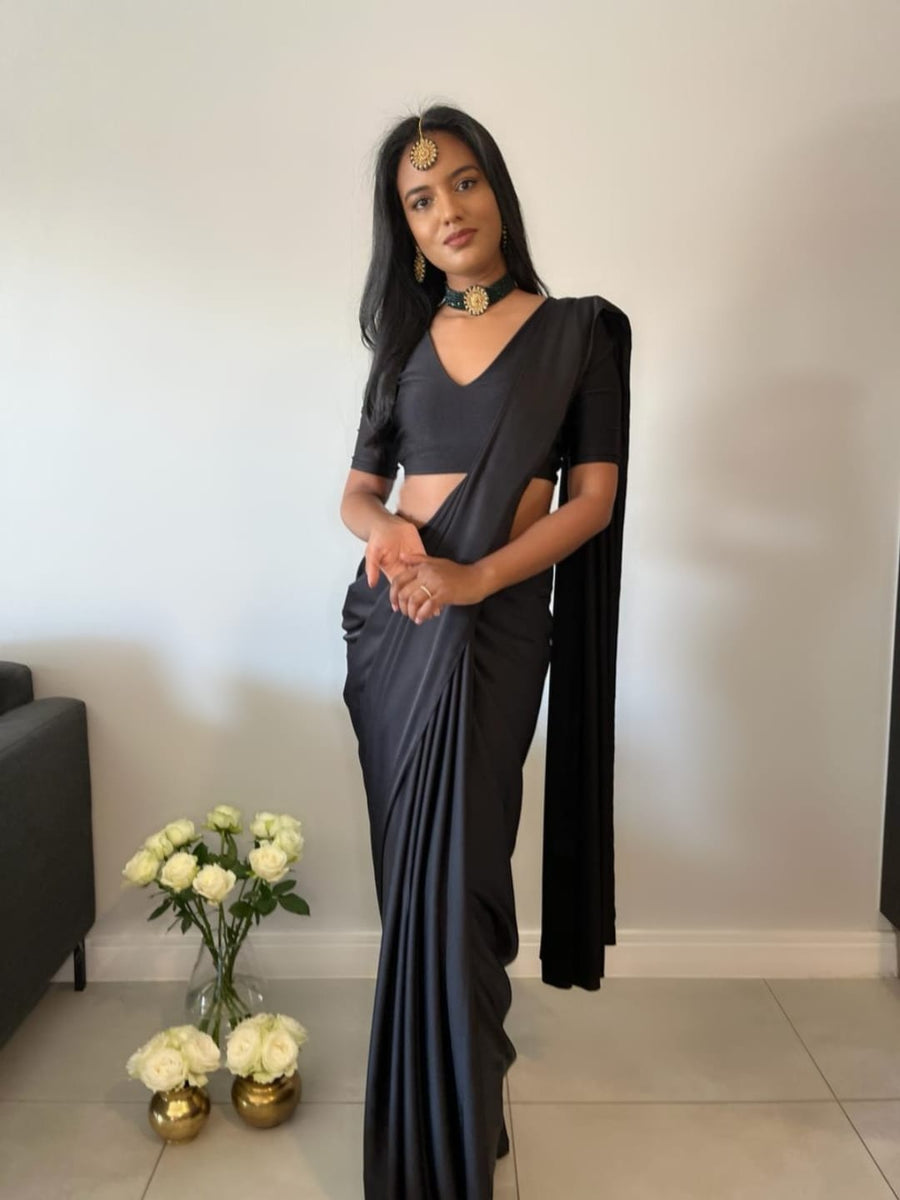 Black Opal Saree – Curve SA